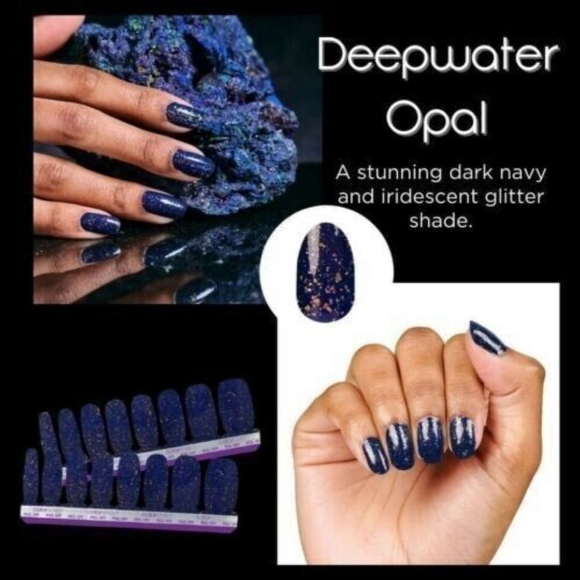 Color Street | Makeup | 3 For 3 Nwt Retired Color Street Deepwater Opal ...